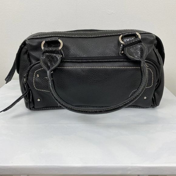 Koltov | Bags | Koltov Black Handbag Faux Leather | Poshmark